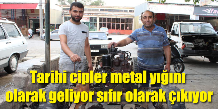 Tarihi cipler metal yığını olarak geliyor sıfır olarak çıkıyor