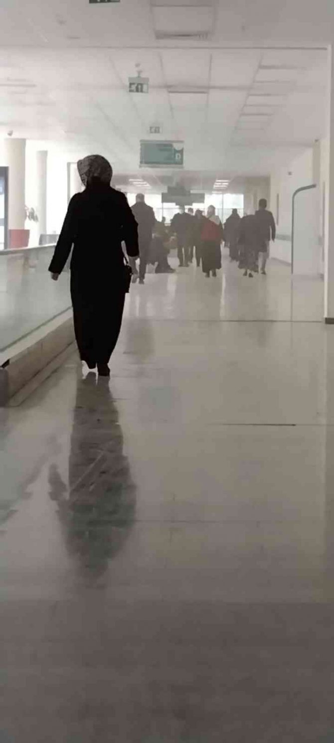 Eğitim ve Araştırma hastanesi’nde yangın