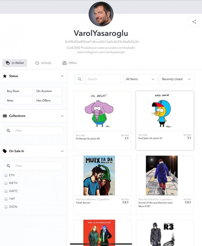 Türk karikatüristin çizimleri kripto sanatla değerlenecek