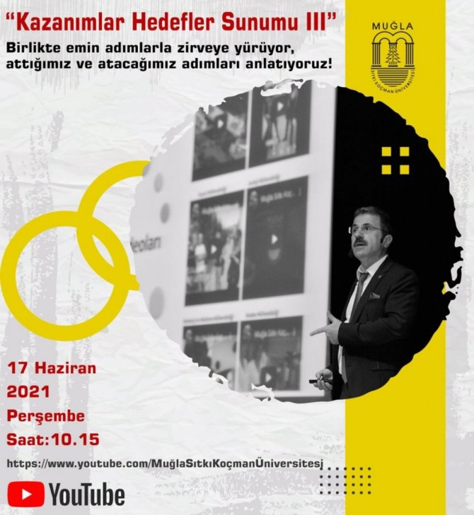 Rektör Çiçek 3 yılın hesabını ve hedeflerini açıklayacak